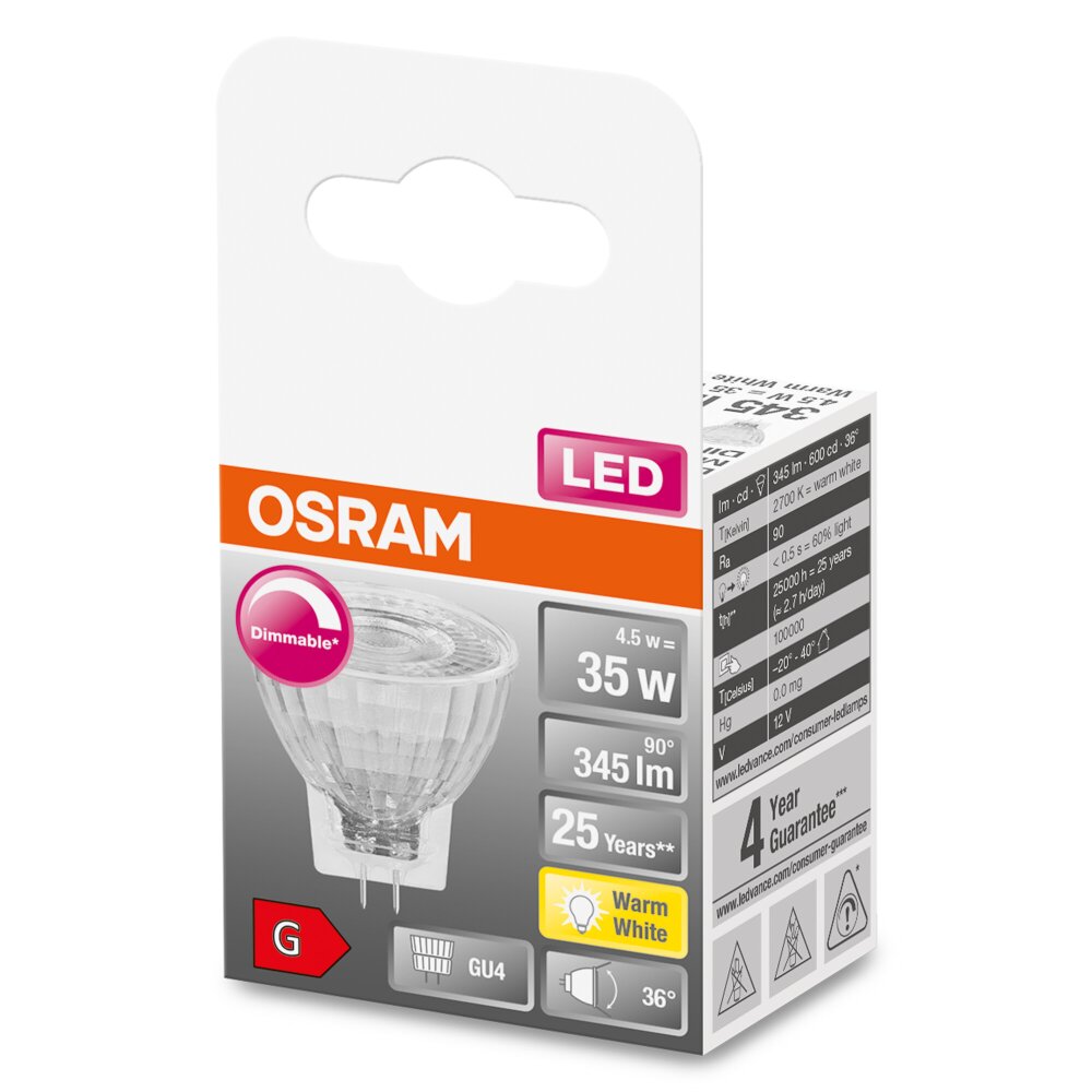 OSRAM LED SUPERSTAR GU4 4,5 W 2700 kelwin 345 lumenówów 4058075433229 ... OSRAM LED SUPERSTAR GU4 4,5 W 2700 kelwin 345 lumenówów 4058075433229 ...